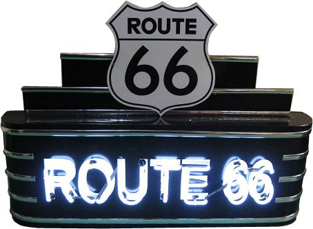 Route 66 Neon Display Stand - ATND-A-0004 – Neon Effect