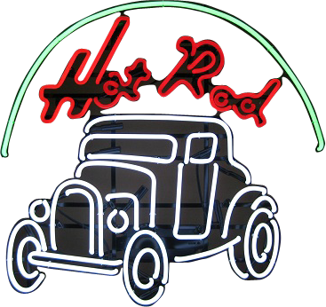 Hot Rod Neon Sign - NEN-298 – Neon Effect