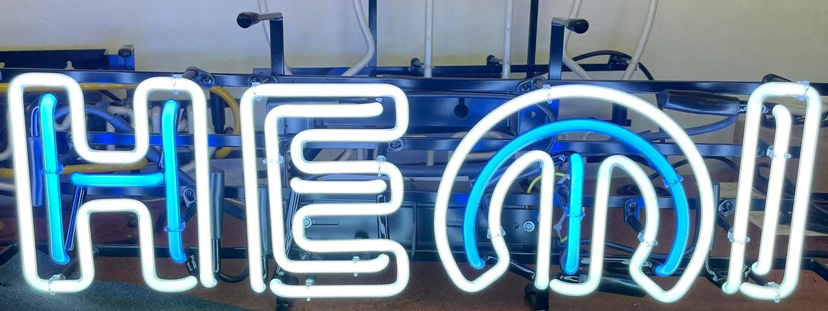 HEMI Neon Sign (Blue/White NEA-221, Blue/White & White NEA221A) – Neon ...