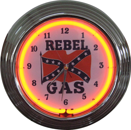 Rebel Gas Neon Clock - NENC-42 – Neon Effect