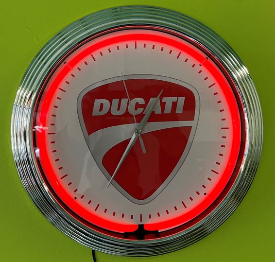 Ducati Neon Clock - NENC-528 – Neon Effect
