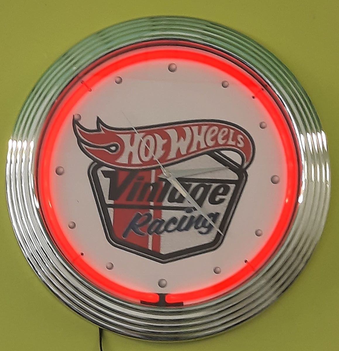 Hot Wheels Vintage Racing Neon Clock - NENC-545 – Neon Effect